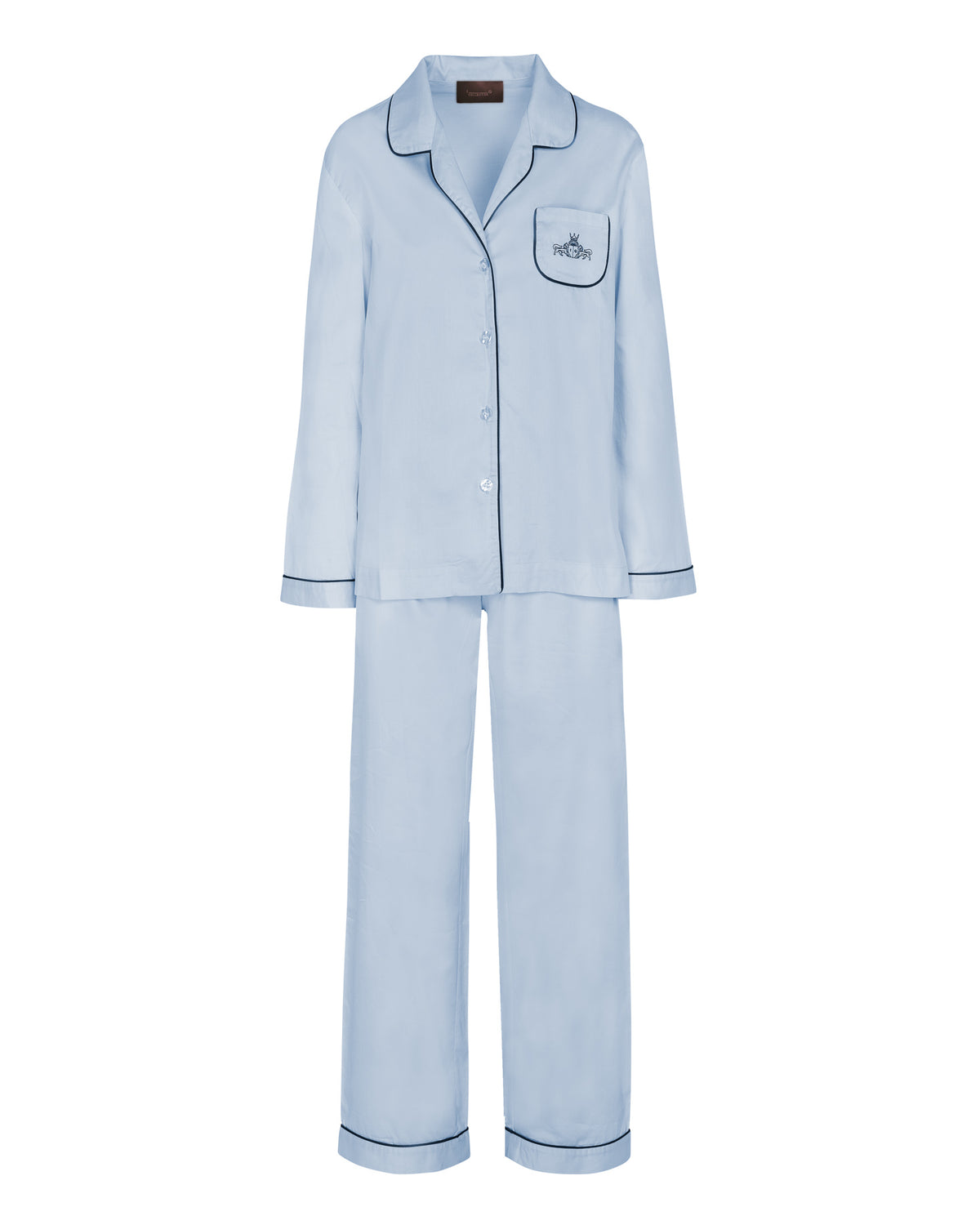 CONJUNTO PIJAMA AZUL LOGO